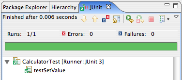 Sigcse2009 Workshop: Ex.1: Creating JUnit Test Cases with Eclipse - Web-CAT
